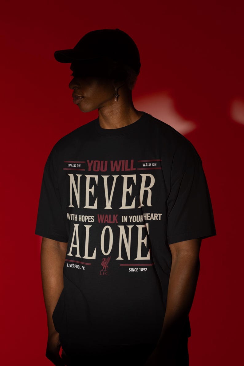 You'll Never Walk Alone YNWA Liverpool FC Fan Quote Design | Football T ...