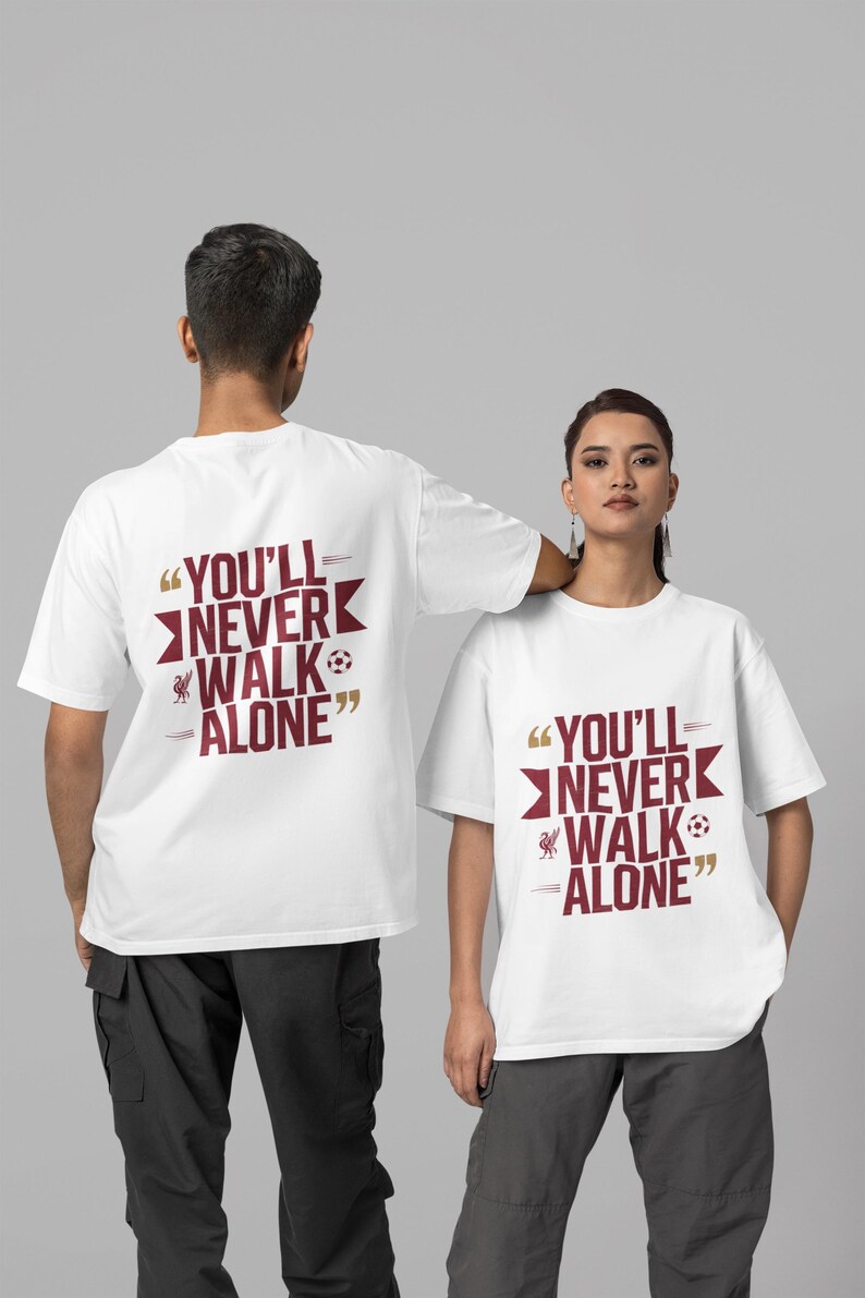 Liverpool Quote Design, You'll Never Walk Alone, Football PNG Download ...