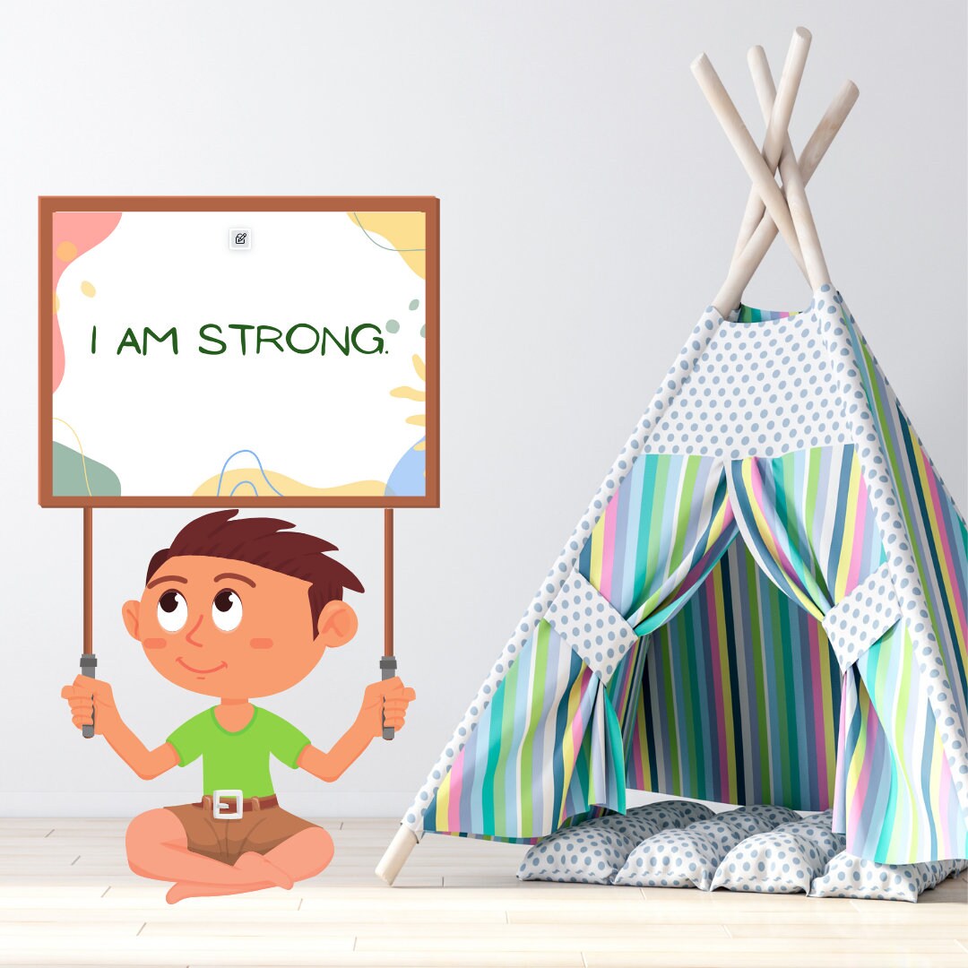 50 Cards Affirmation Kit for Kids!printable Affirmations, Talking Games ...