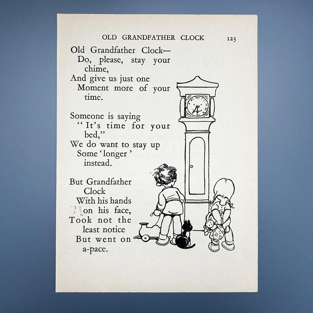 Vintage Mabel Lucie Attwell Children's Book Illustration Grandfather ...
