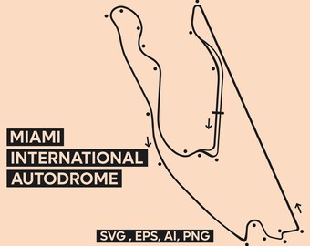 F1 Racetrack Svg - Etsy