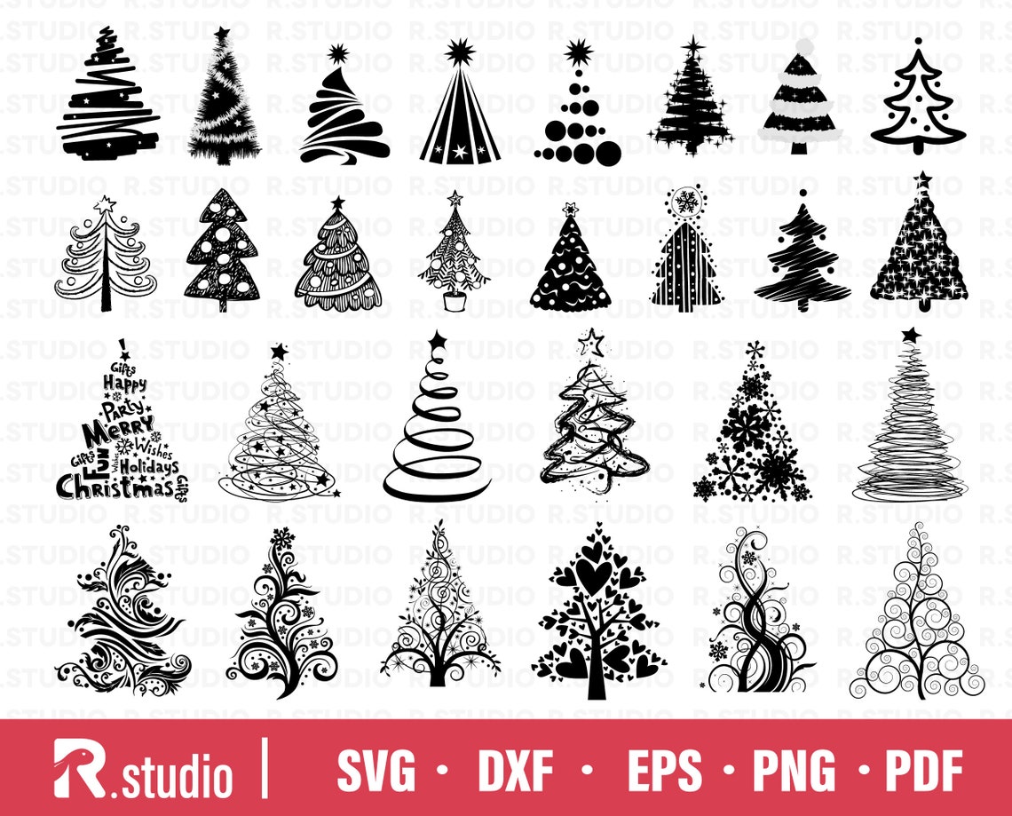 Christmas Tree SVG/ Tree Svg /merry Christmas SVG/ Holiday Svg/ Cut ...