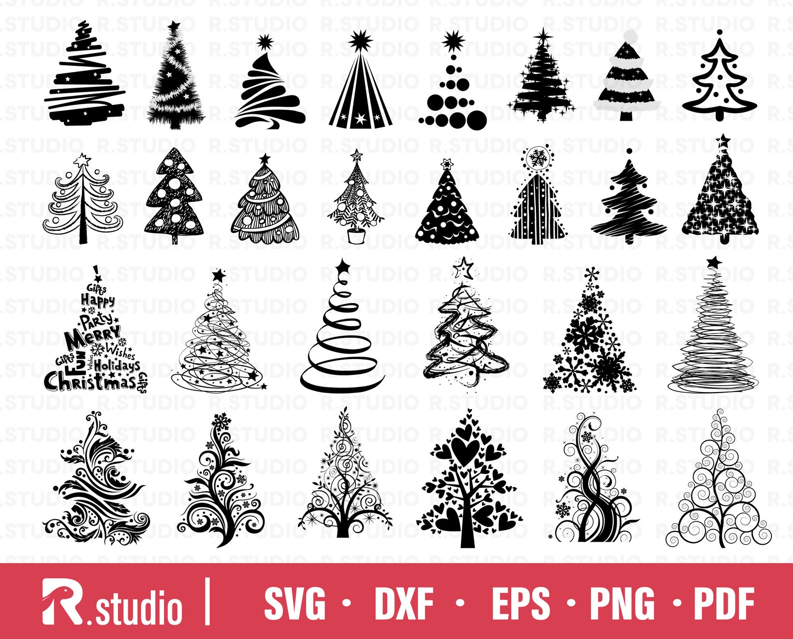 Christmas Tree SVG/ Tree Svg /merry Christmas SVG/ Holiday Svg/ Cut ...