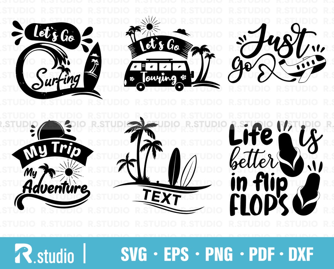 Let's Go Surfing Touring SVG/ Summer Svg/ Files for Cricut/ Cricut ...