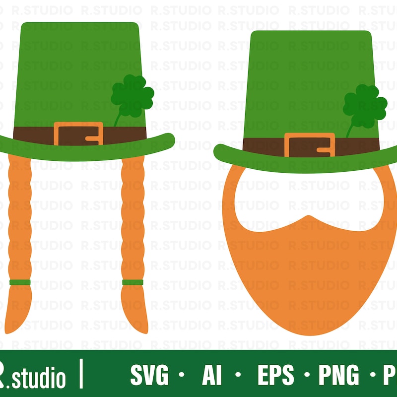 Girl Leprechaun Svg - Etsy