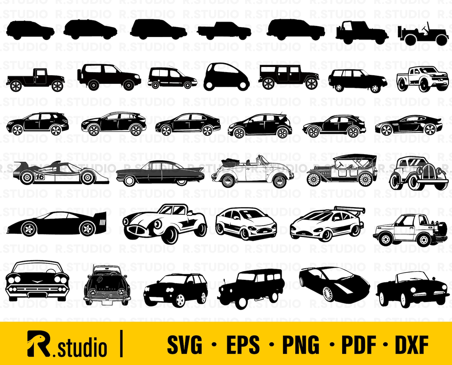 36 Car Svg Files/ Sports Car Svg/ Super Car Svg/ Racing Car - Etsy ...
