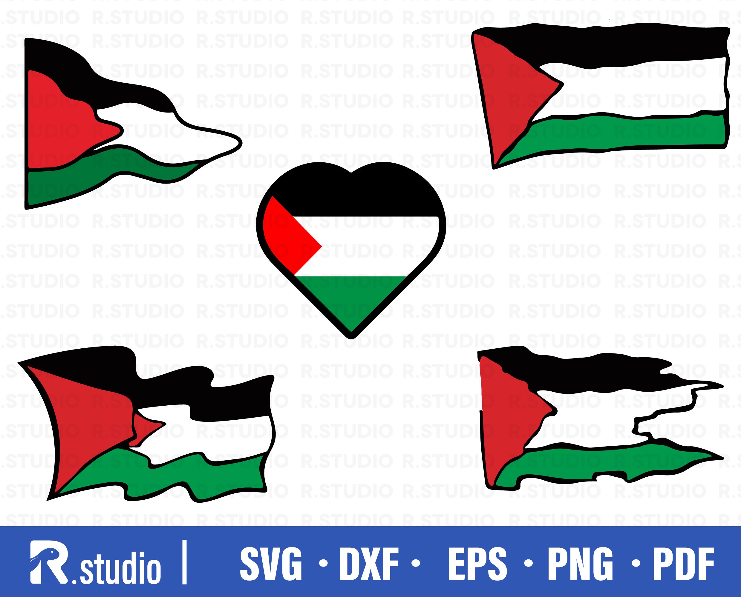 Palestine Svg/ Palestinian Svg/ Palestine Flag SVG/ Cut File/ Cricut ...