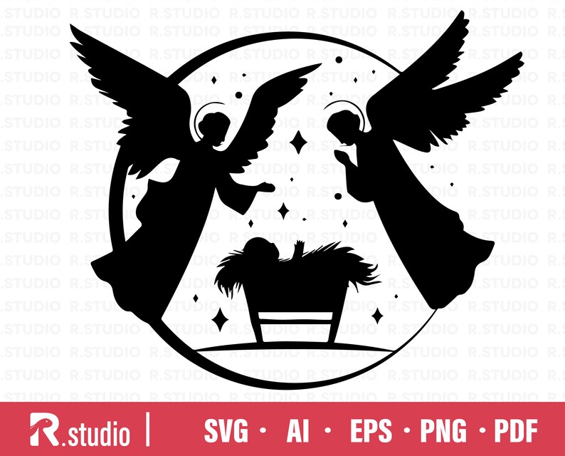 Nativity SVG Files/ Christmas Svg/ Nativity Scene Svg/ Png/ - Etsy