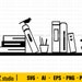 Book Svg/ Stacked Books Svg/ Reader Svgs/ Reading SVG/ Book Lover Svg ...