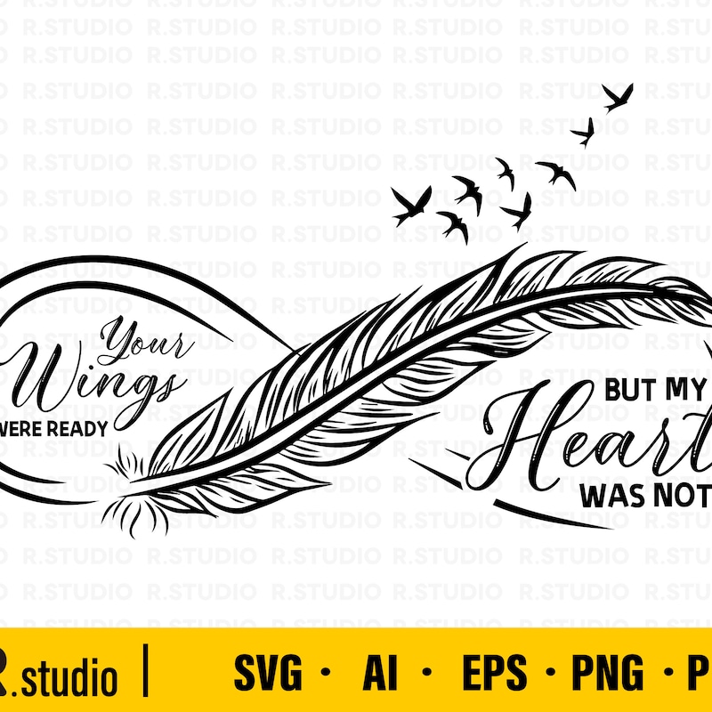 Your Wings Were Ready Svg - Etsy