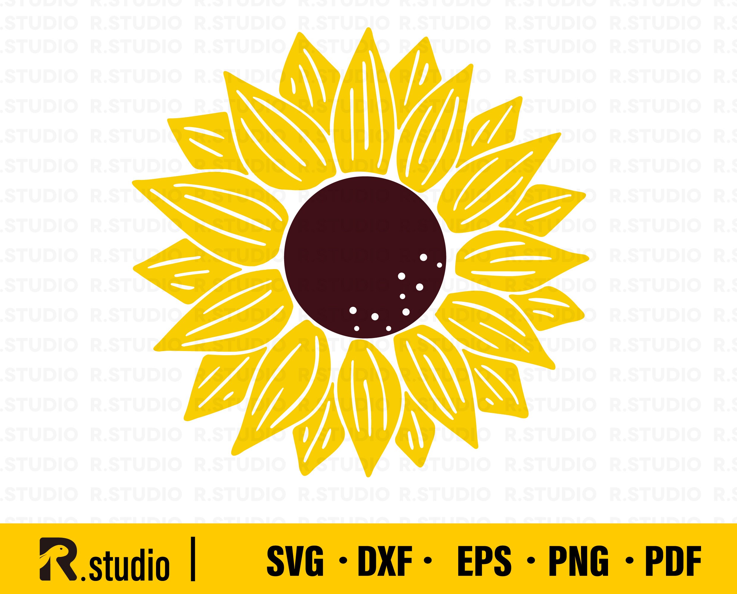 Sunflower SVG Files/ Flower Svg/ Distressed Sunflower/ Svg - Etsy