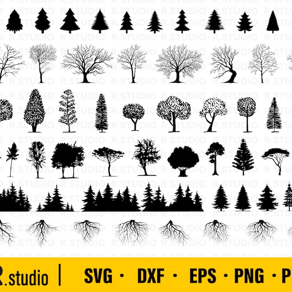 Tree Vinyl Decals - Etsy