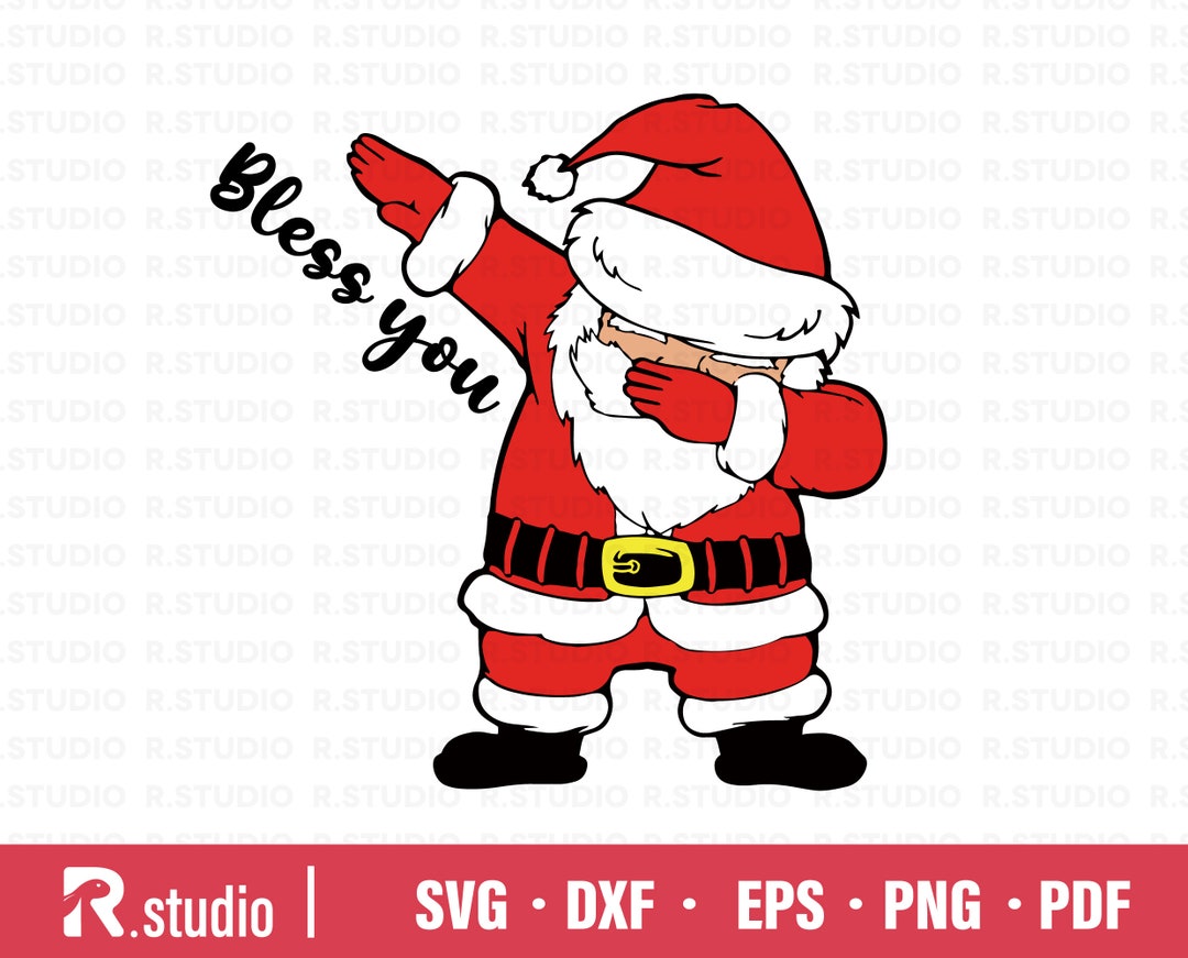 Bless You SVG/ Christmas Svg/ Santa Claus Svg/ Father Christmas Svg ...