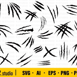 Scratches SVG Files/ Scratche Svg/ Jurassic Park SVG/ Cat Svg/ Eps ...