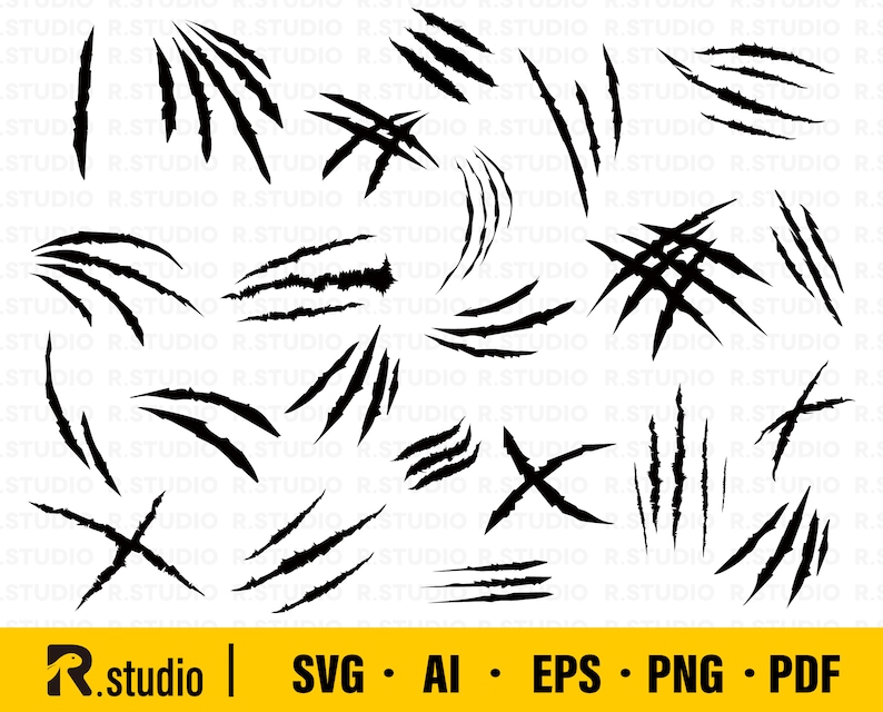Scratches SVG Files/ Scratche Svg/ Jurassic Park SVG/ Cat Svg/ - Etsy