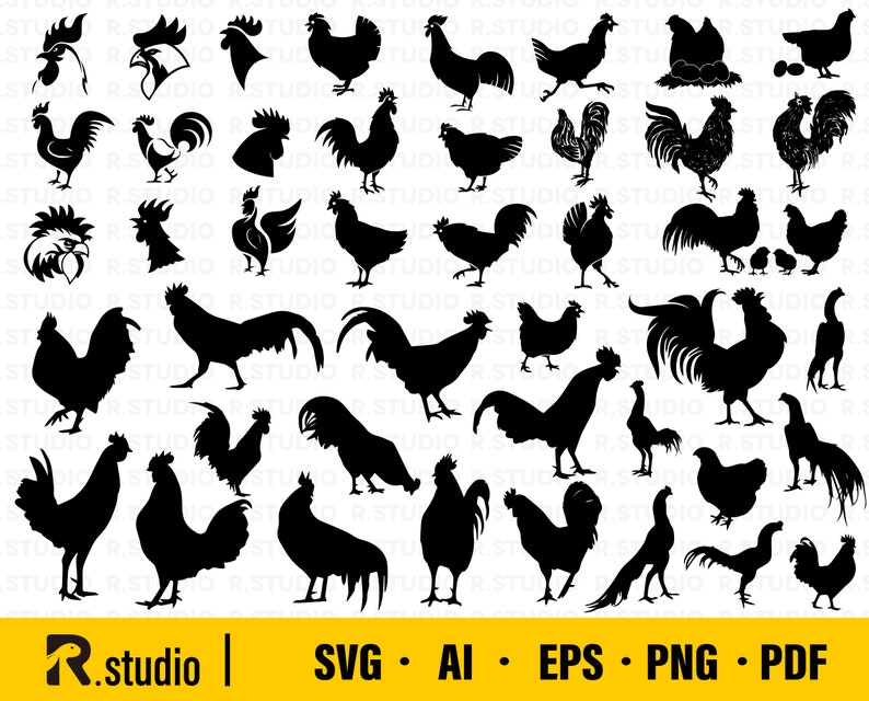 43 Hahn SVG/ Huhn Svg/ Bauernhof Svg/ Hühner svg/ Küken Svg/ - Etsy Schweiz
