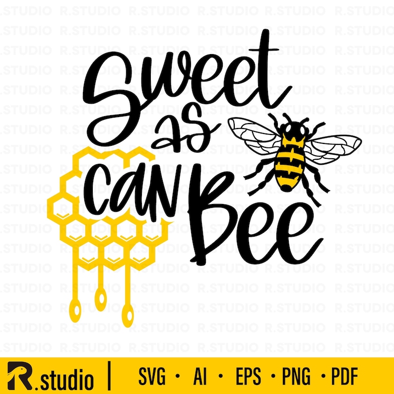 Sweet as Can Bee SVG Bundle / Bee Svg / DIY Shirt Svg / - Etsy