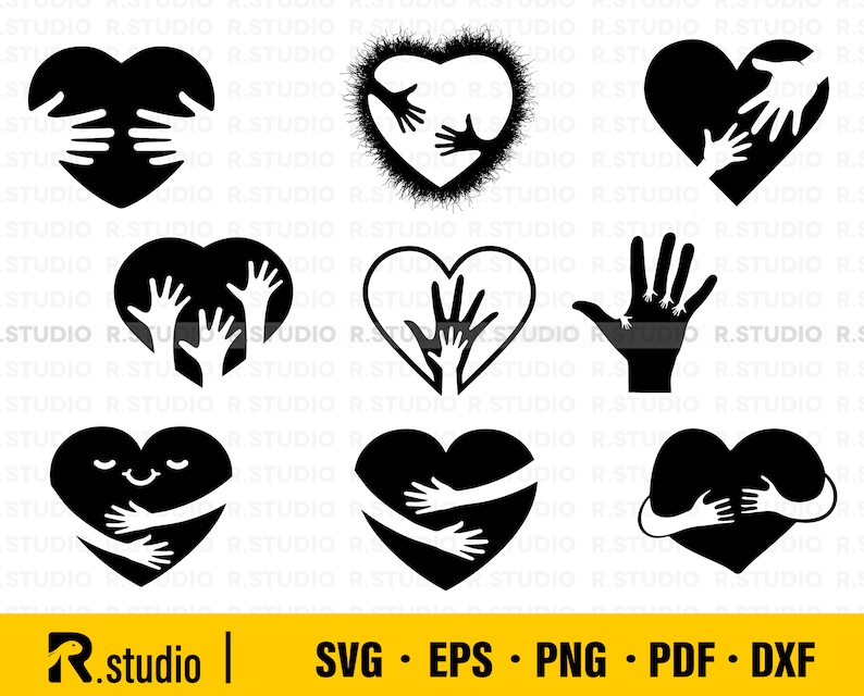 Hug Svg Files/ Cut File/ Cricut/ Valentine SVG/ Embrace Svg/ Hold in ...