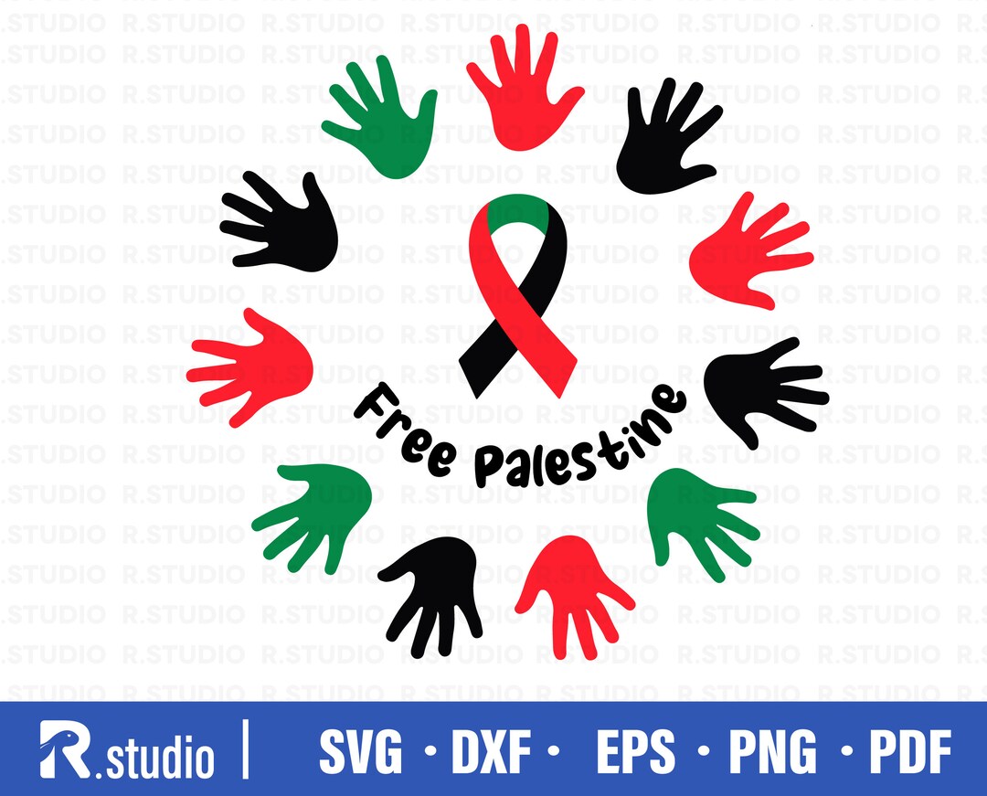 Free Palestine Svg/ Palestinian Svg/ Free Palestine Shirt Svg/ Gaza ...