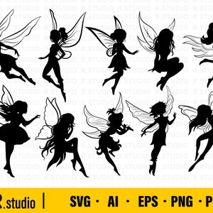 Ballet Fairy SVG/ Ballerina SVG/ Fairy Svg/ Butterfly Fairy Svg/ Fairy ...