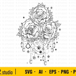Rose SVG/ Shirt Svg / Roses Svg/ Valentine Svg/ Valentine Rose/ Flower ...