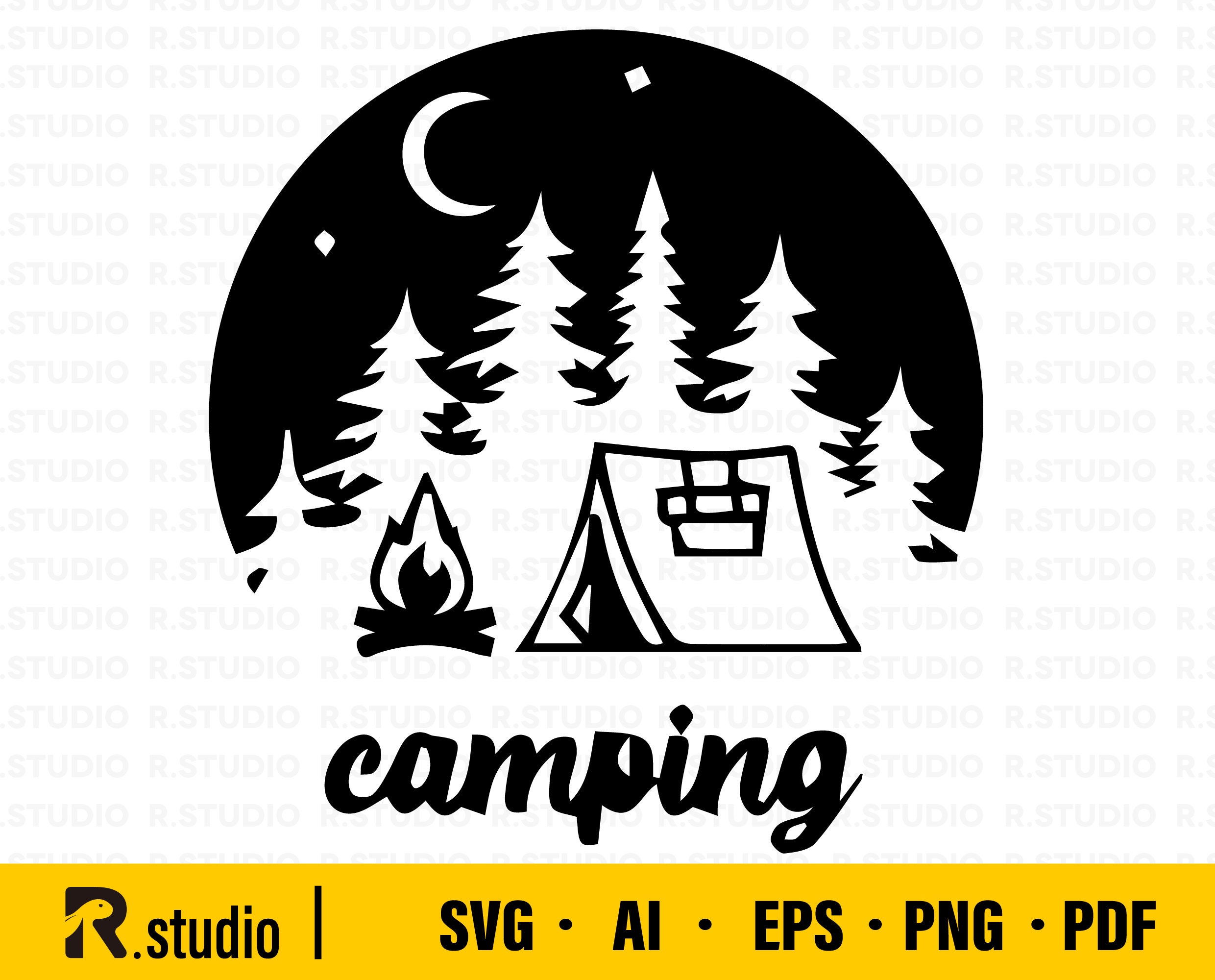 Camping SVG Bundle/ Camper Svg/ Camp Life Svg/ Campfire Svg/ - Etsy