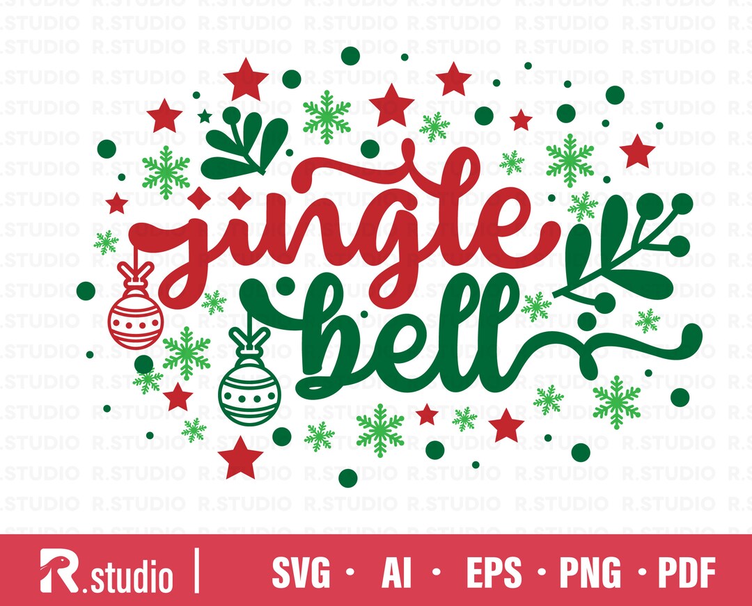 Jingle Bell SVG/ Christmas SVG/ Merry Christmas SVG/ Christmas Quotes ...