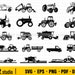 19 Tractor Svg/ Farming Svg/ Construction Svg/ Vehicle/ Farm Svg ...