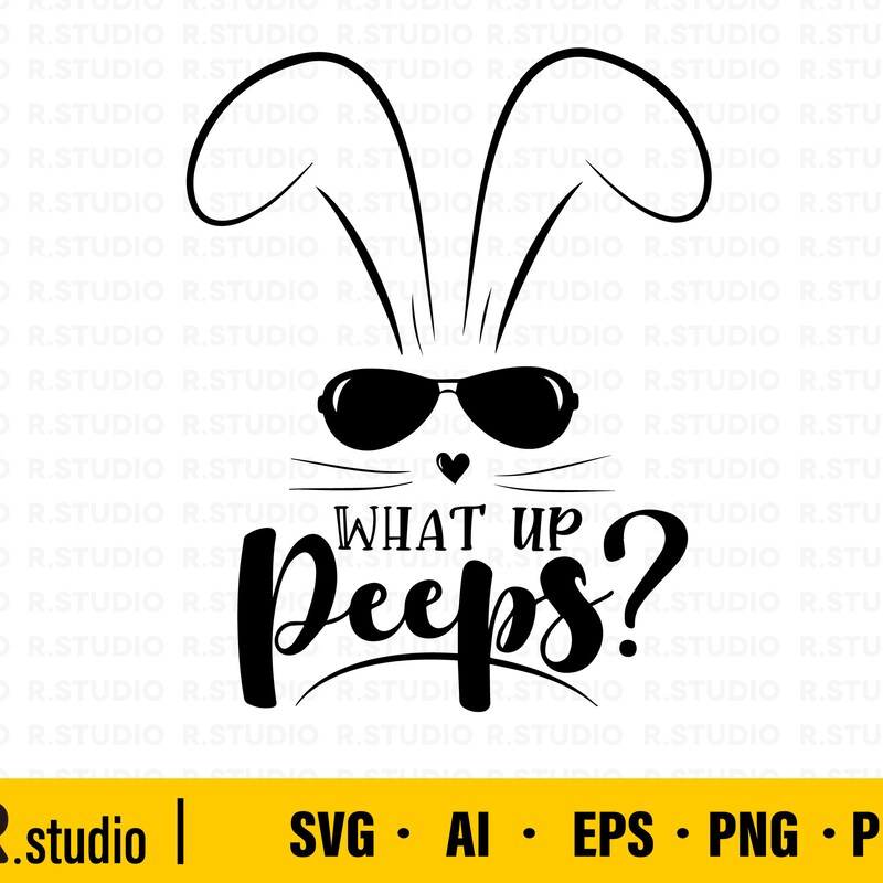 Bunny Peep Face Stencil - Etsy