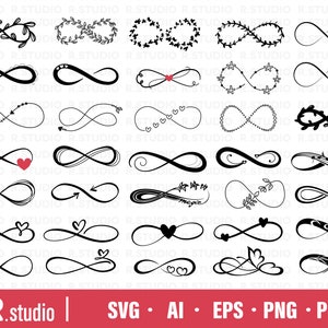 35 Archivos Infinity SVG / Símbolo de infinito svg / Boho - Etsy México
