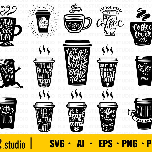 Coffee Svg Files - Etsy