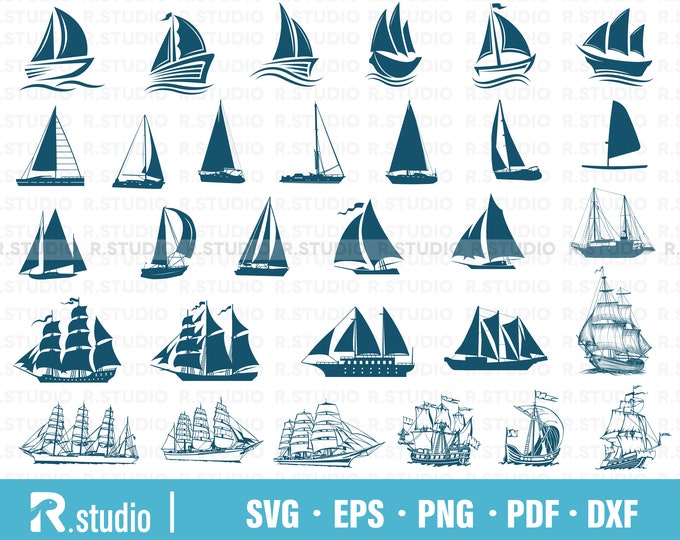 Sailboat SVG, Sail Boat SVG, Nautical SVG, Boat Svg, Sailboat for ...