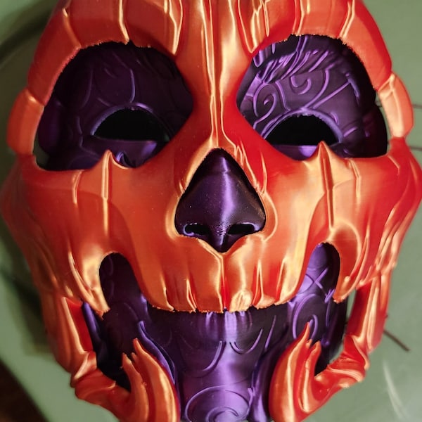 Pumpkin Mask - Etsy