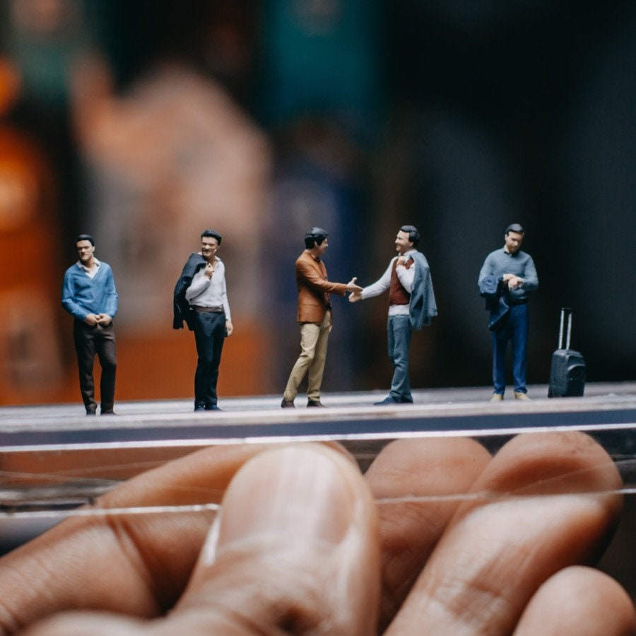 1/87 | 1/64 Scale Miniature Figure Social Men and Women | Office ...