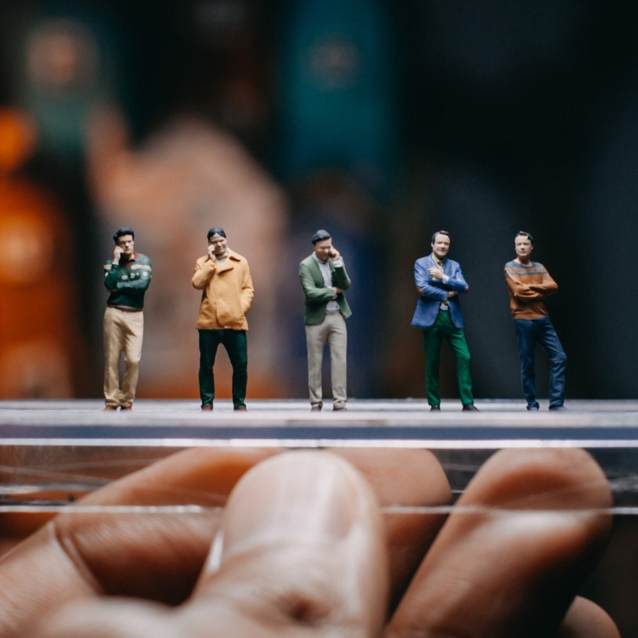 1/87 | 1/64 Scale Miniature Figure Social Men and Women | Office ...