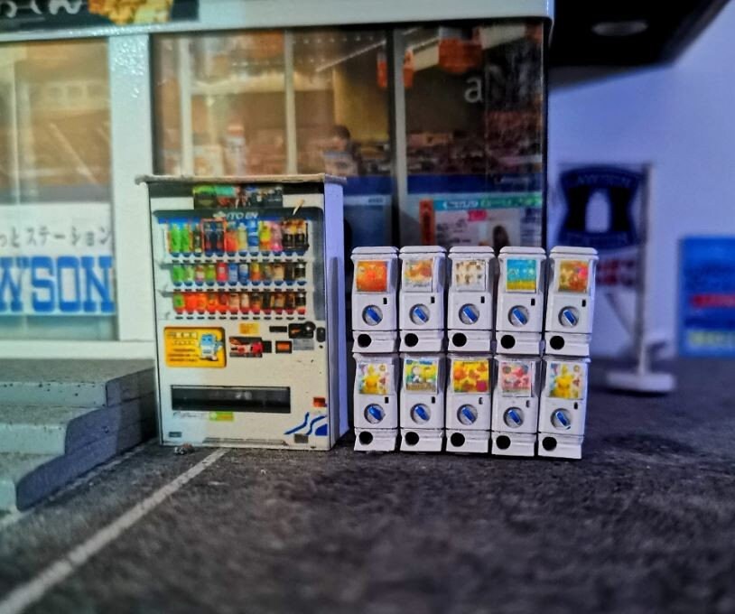 1:64 Gacha Machines | Gotcha Machine | Pachinko | Toy Dispenser | Toy ...