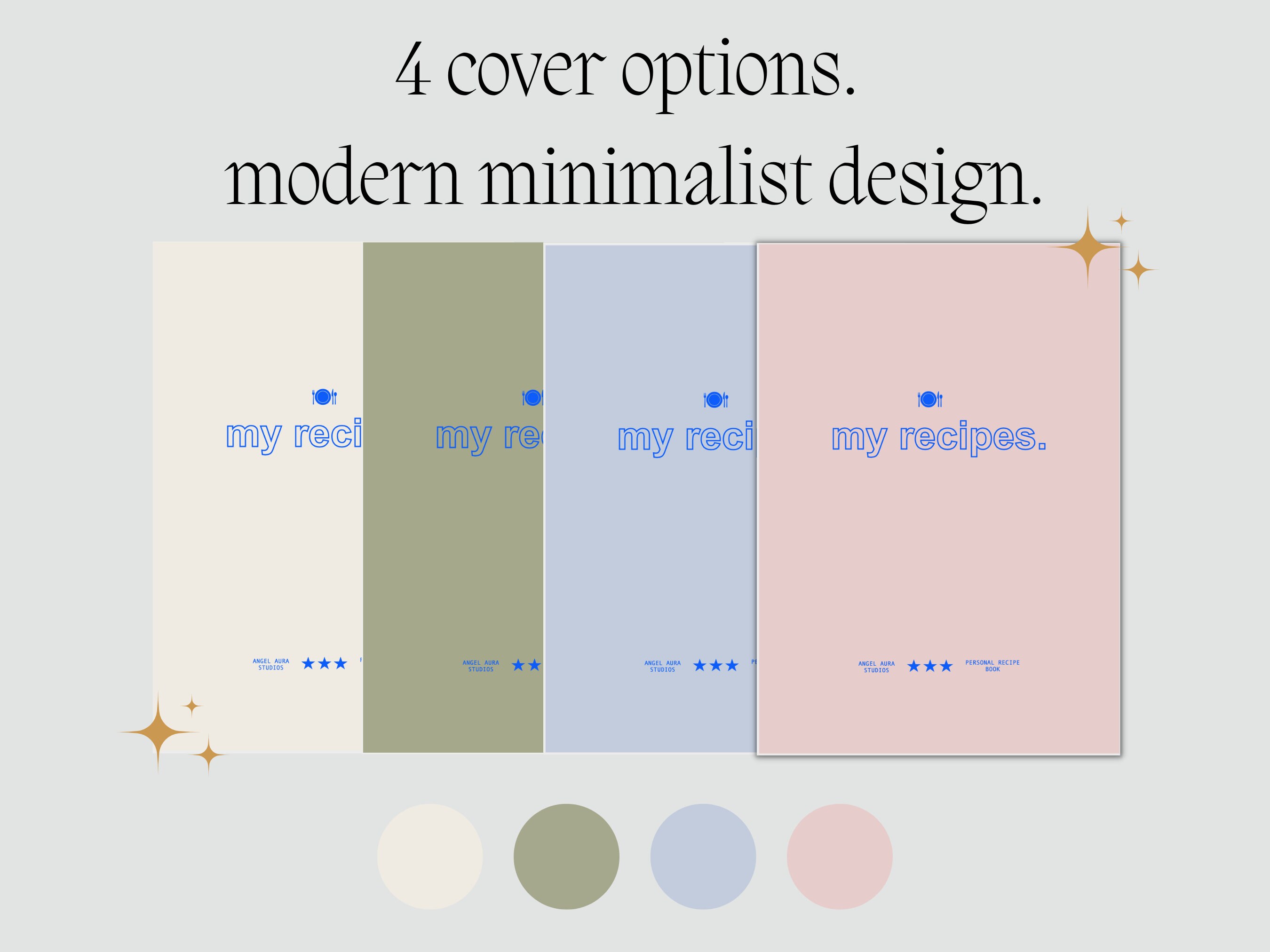 Digital Recipe Book for Goodnotes, Notability, Digital Recipe Journal ...