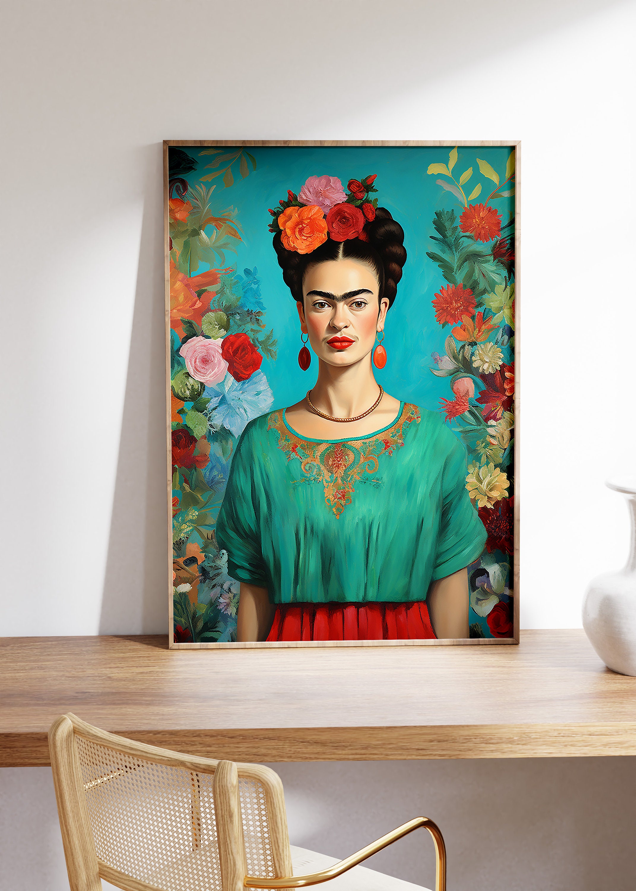 Frida Kahlo Print Frida Kahlo Portrait Poster Feminist Icon - Etsy Canada