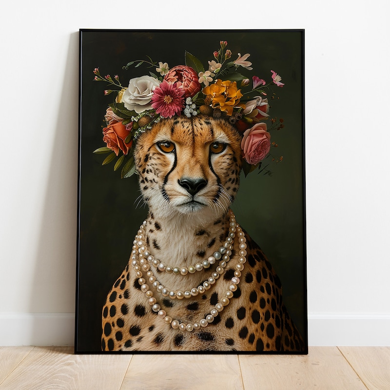Cheetah Art Print - Etsy