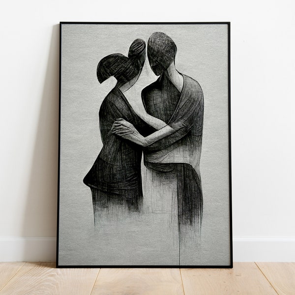 Embrace Drawing - Etsy