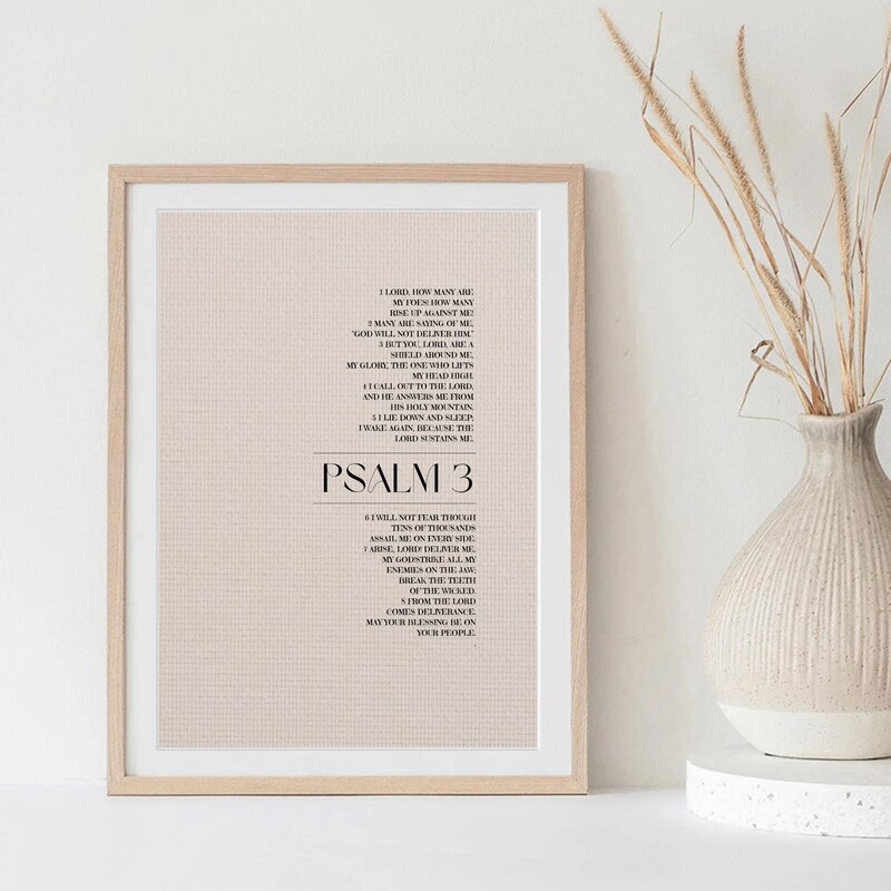 Psalm 3 - Etsy