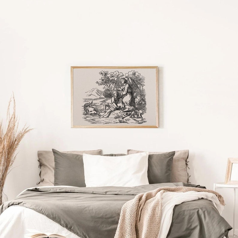 Tobias and Angel Raphael and the Fish Tobit 11 - Etsy