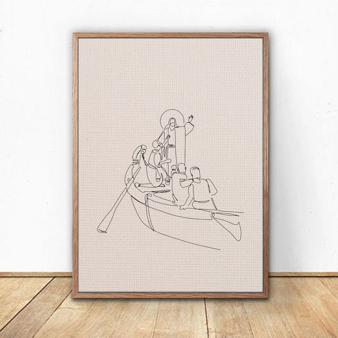 Jesus Calms the Storm Print Matthew 8 - Etsy
