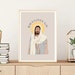 Faceless Jesus Portrait, Jesus Loves You - Etsy