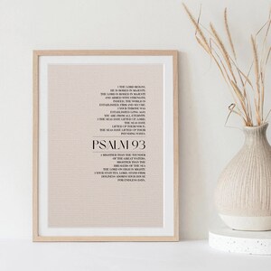 Psalm 93 Wall Art - Etsy