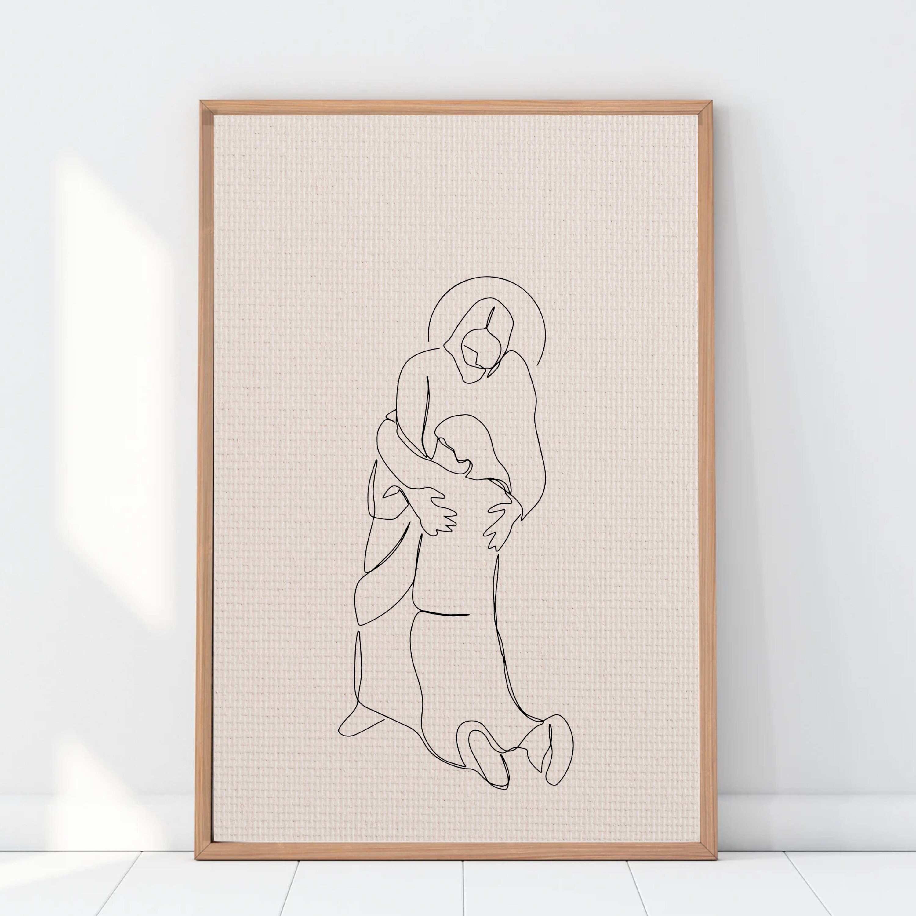 Jesus Hug Wall Art - Etsy