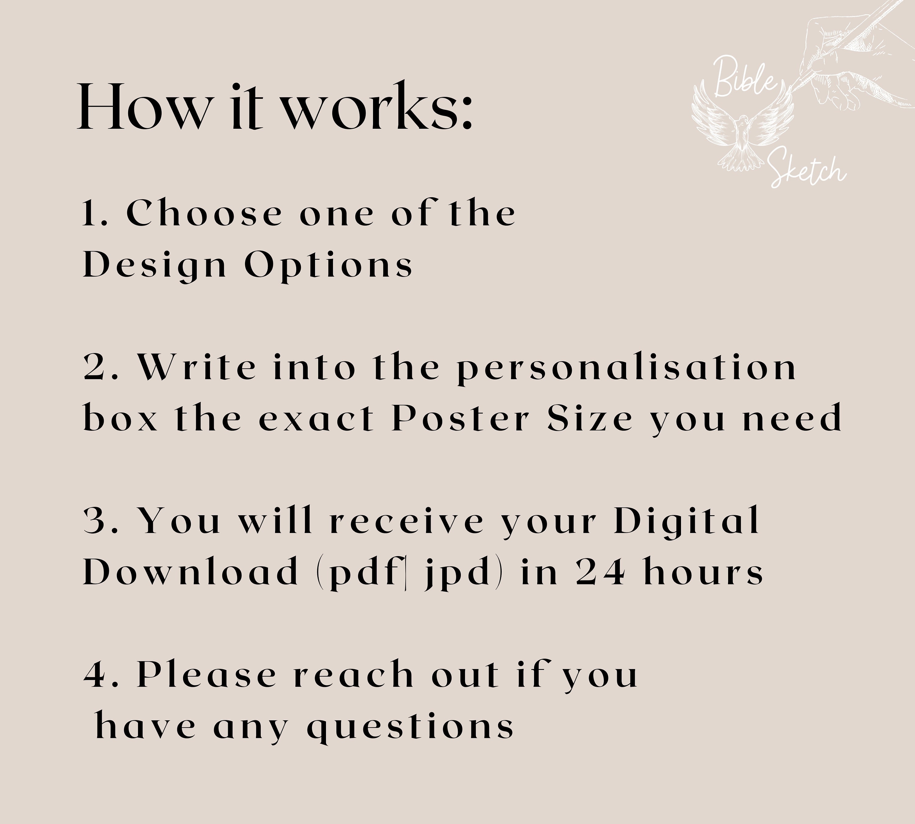 Jesus Portrait Set - Beige Psalms - Mix & Match Bible Prints ...