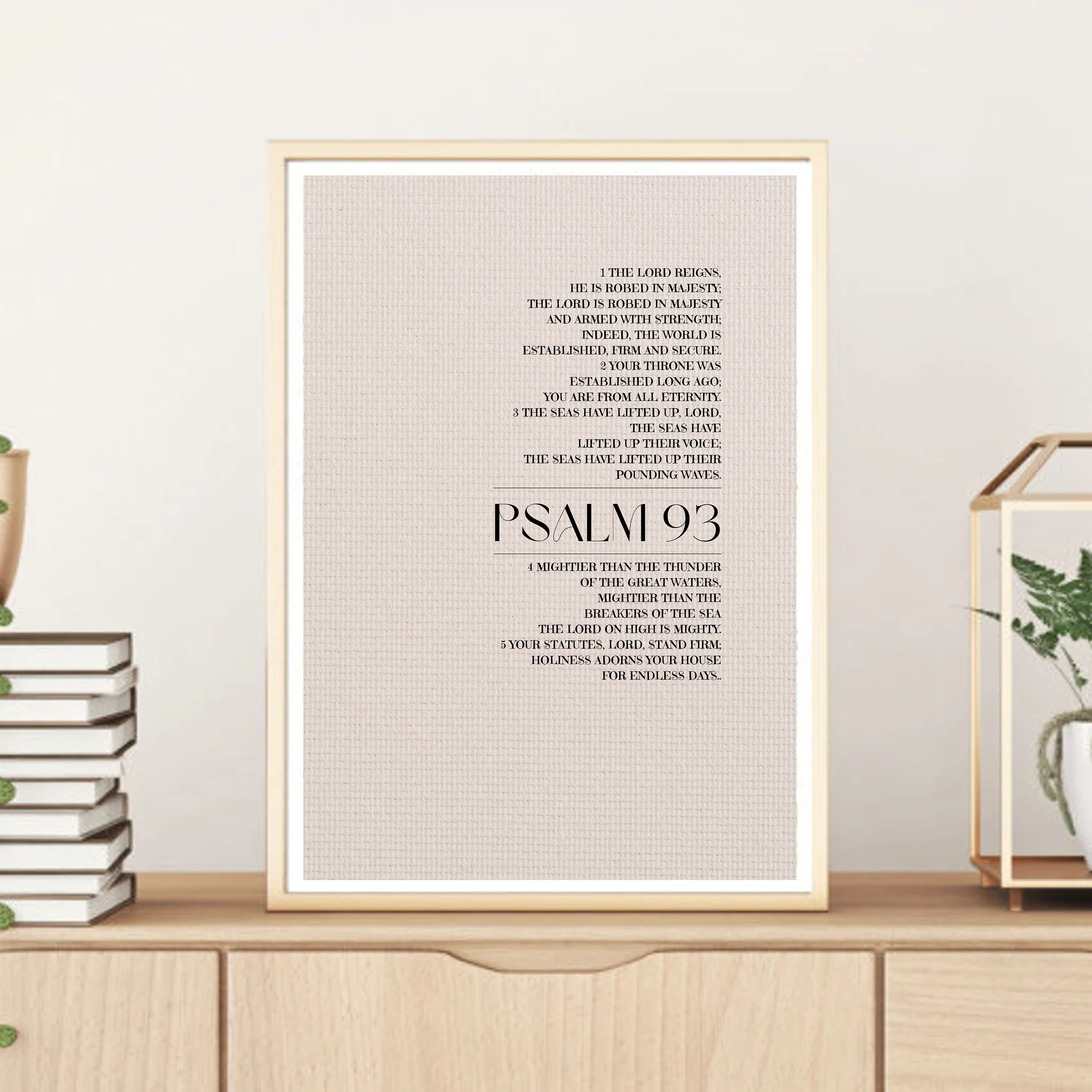 Psalm 93 Wall Art - Etsy