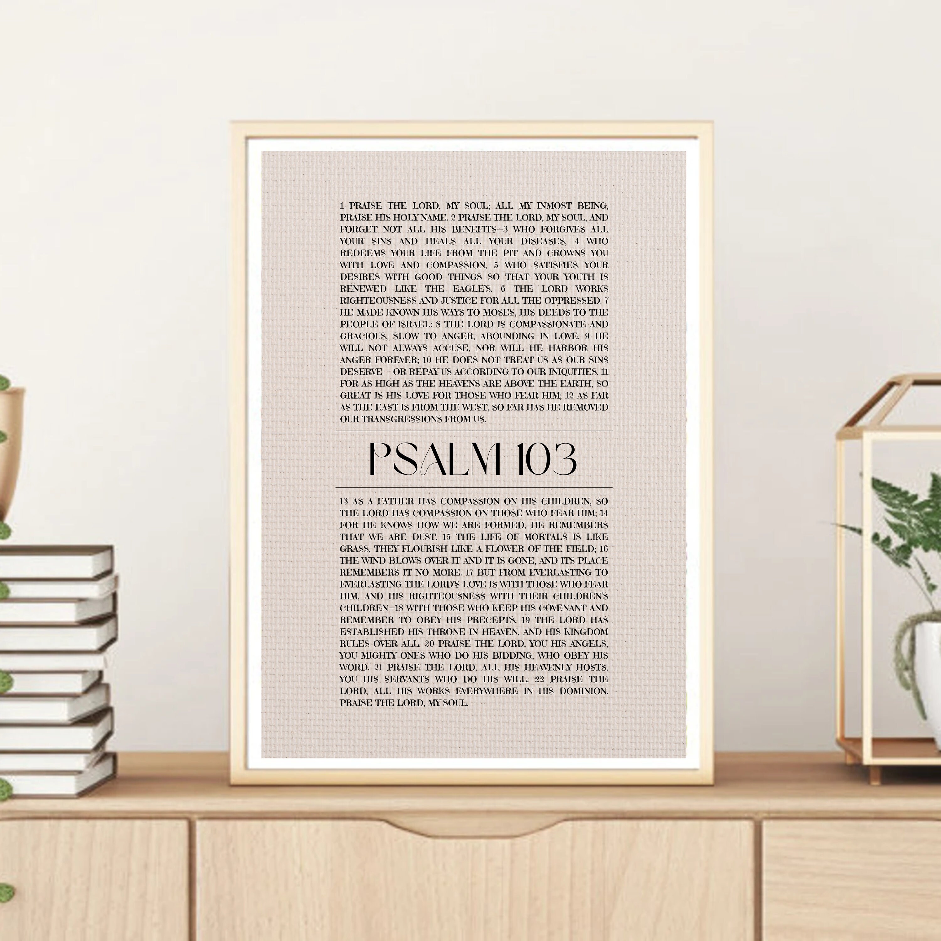 Psalm 103 Wall Art - Etsy