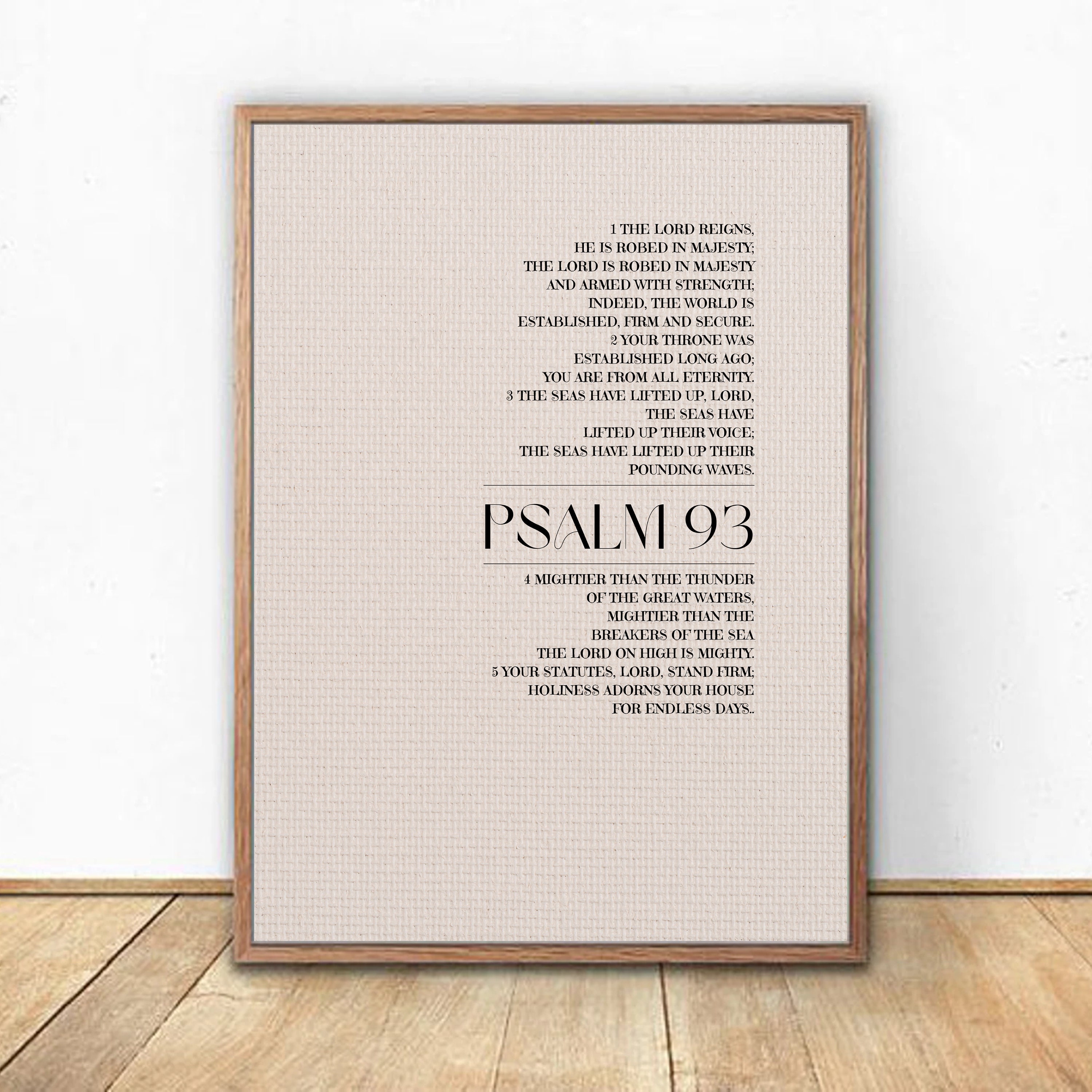Psalm 93 Wall Art - Etsy